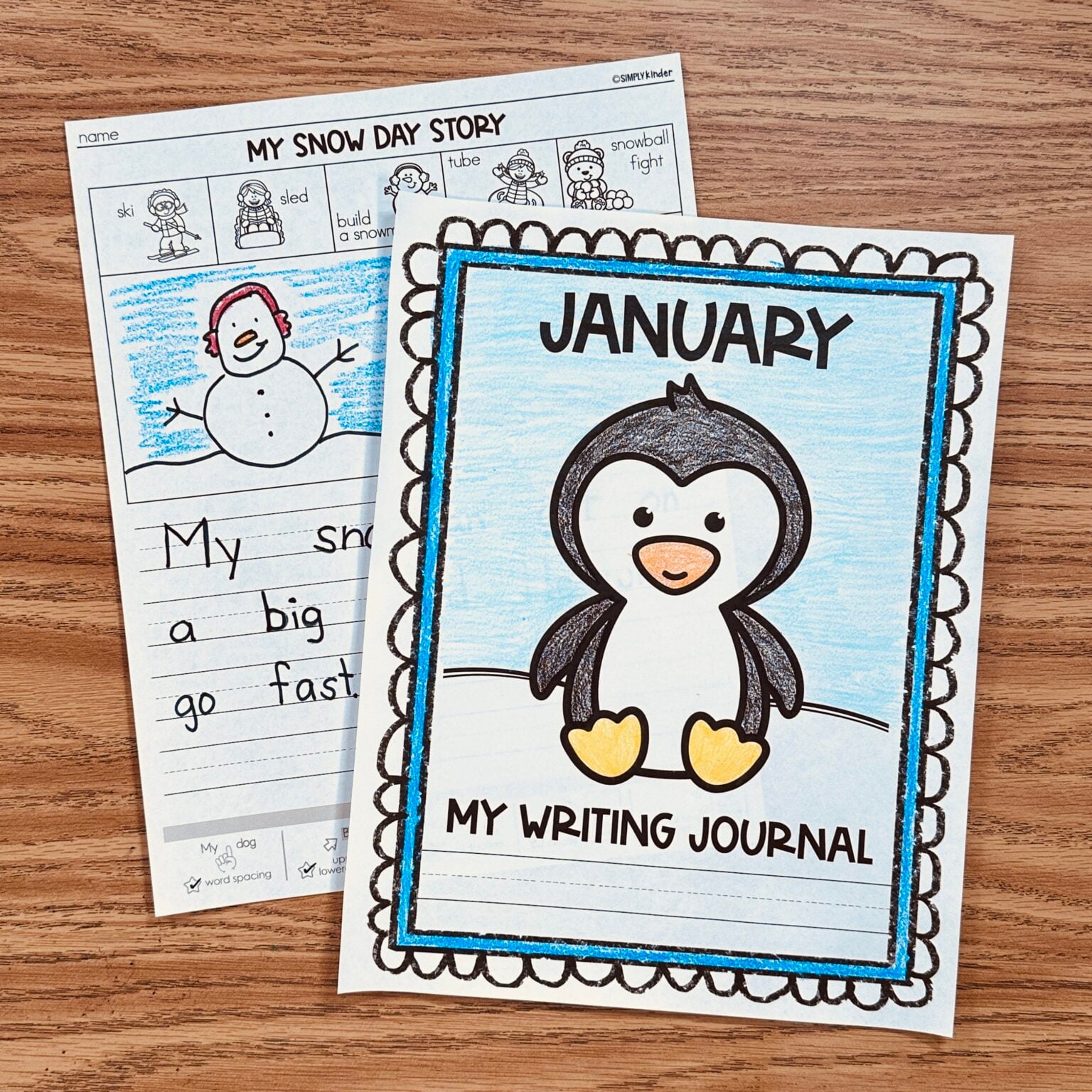 January Writing Prompts - Simply Kinder + Printable Membership