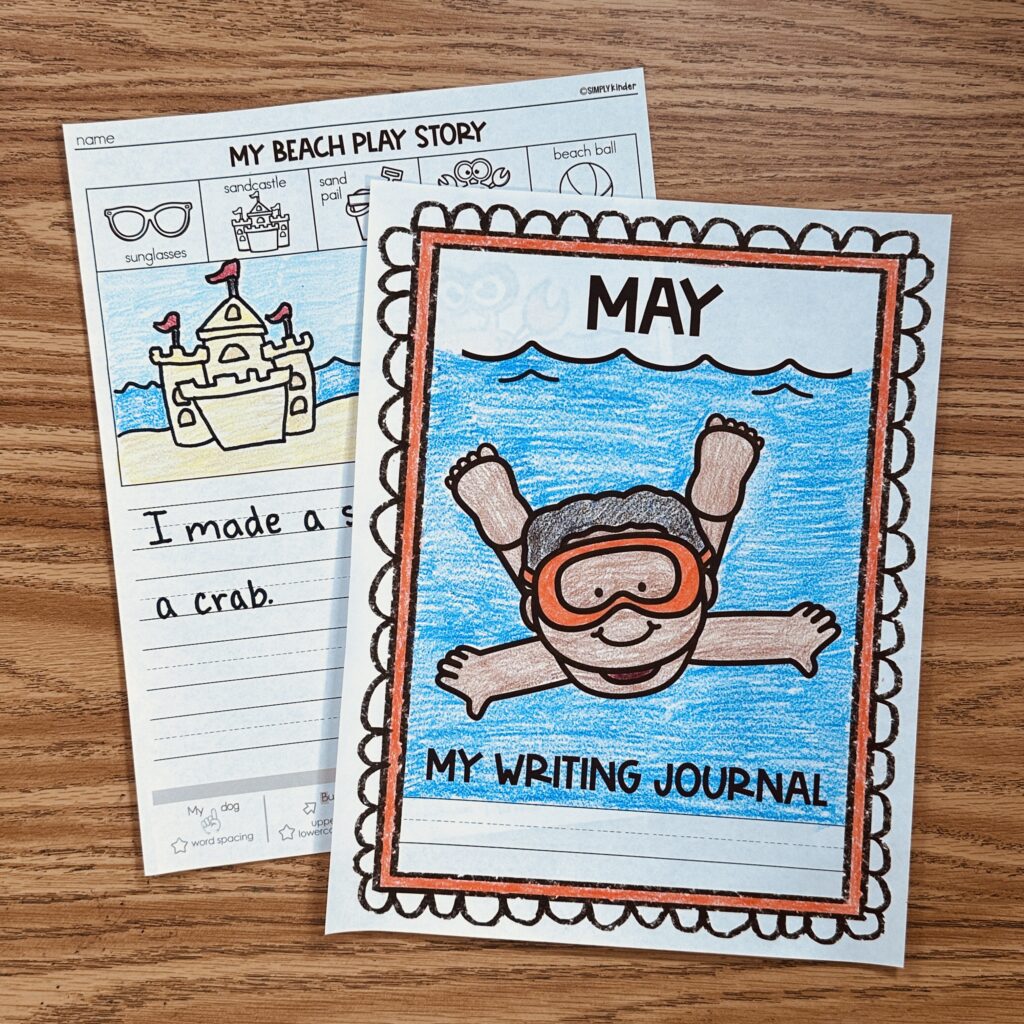 May Writing Prompts - Simply Kinder + Printable Membership
