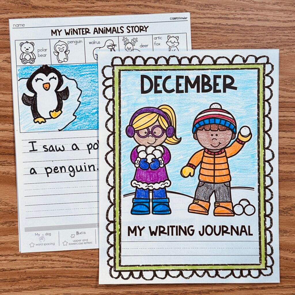December Writing Prompts - Simply Kinder + Printable Membership