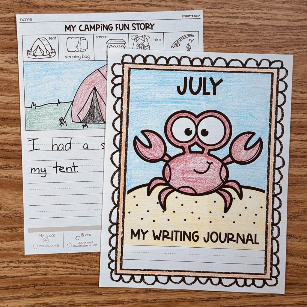 July Writing Prompts - Simply Kinder + Printable Membership