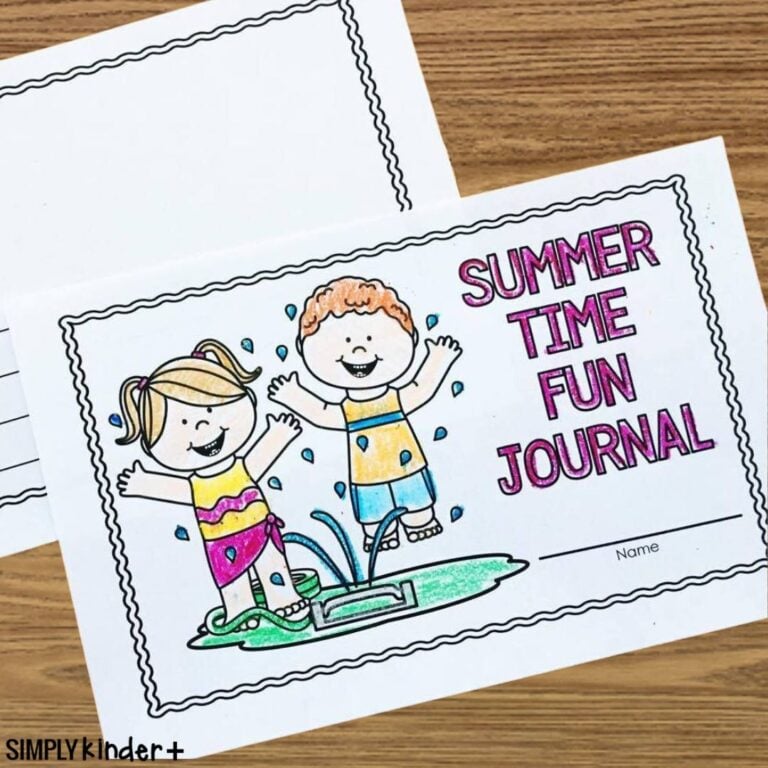 Summer Writing Journal - Simply Kinder + Printable Membership