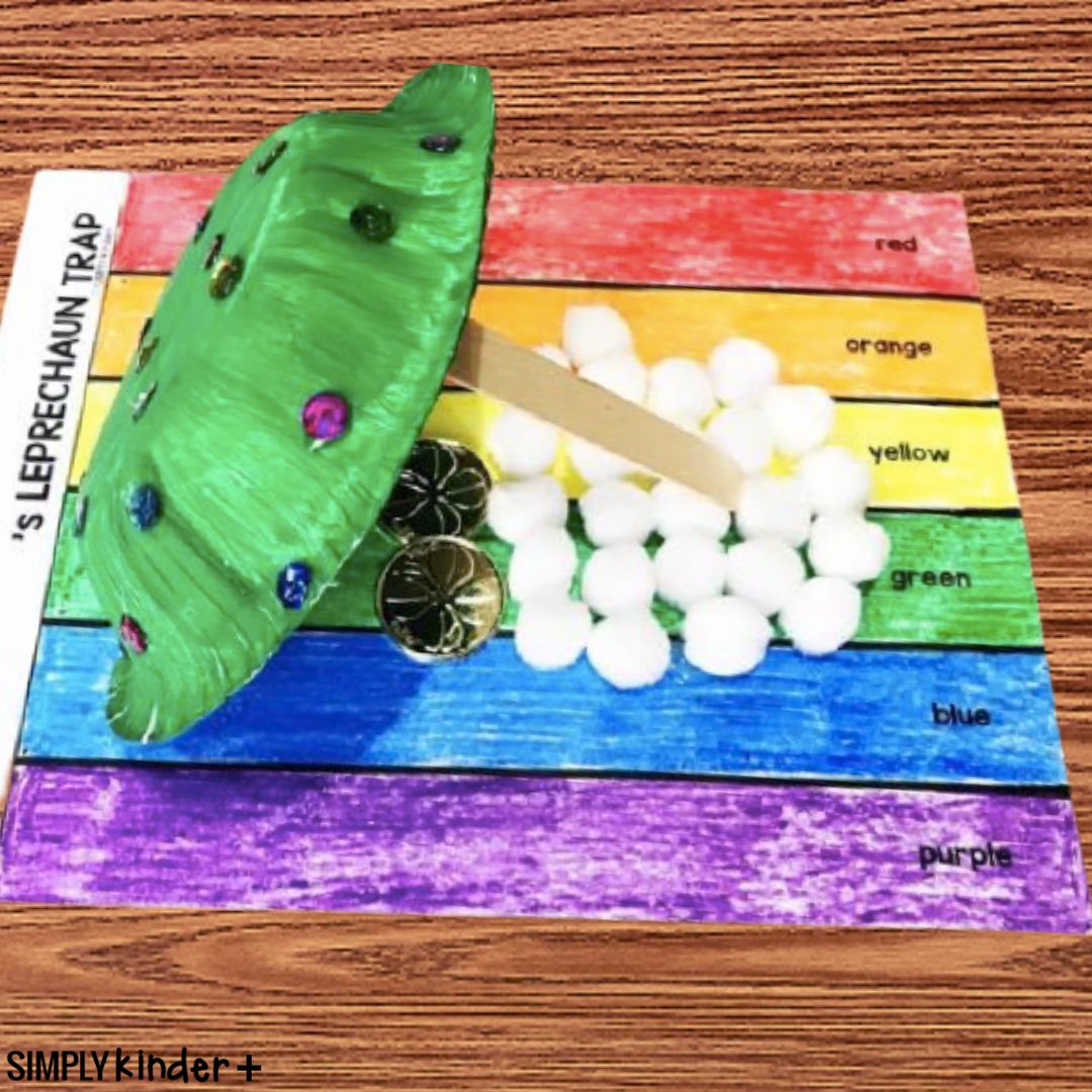 Leprechaun Trap- St. Patrick's Day Activity - Simply Kinder + Printable ...