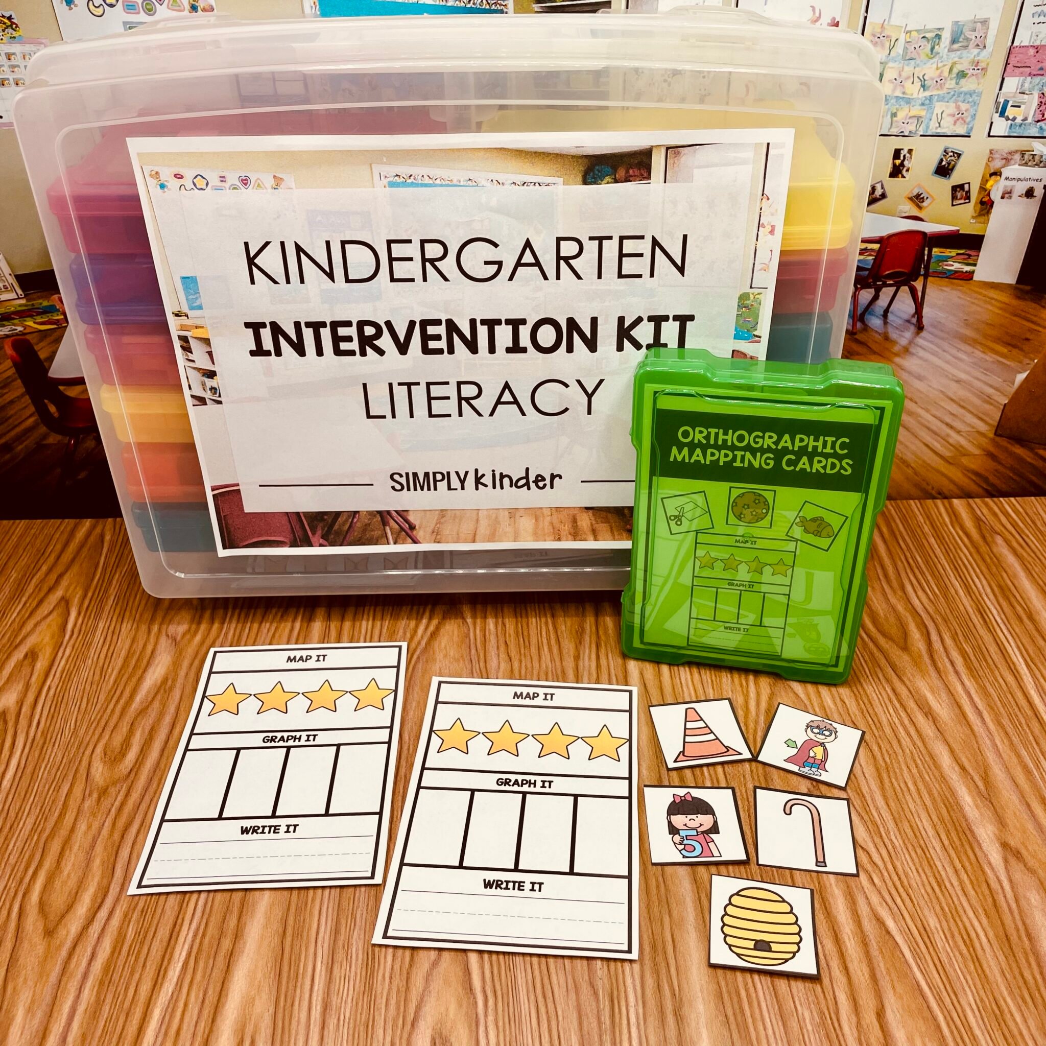 Literacy Intervention Kit: Orthographic Mapping Cards - Simply Kinder ...