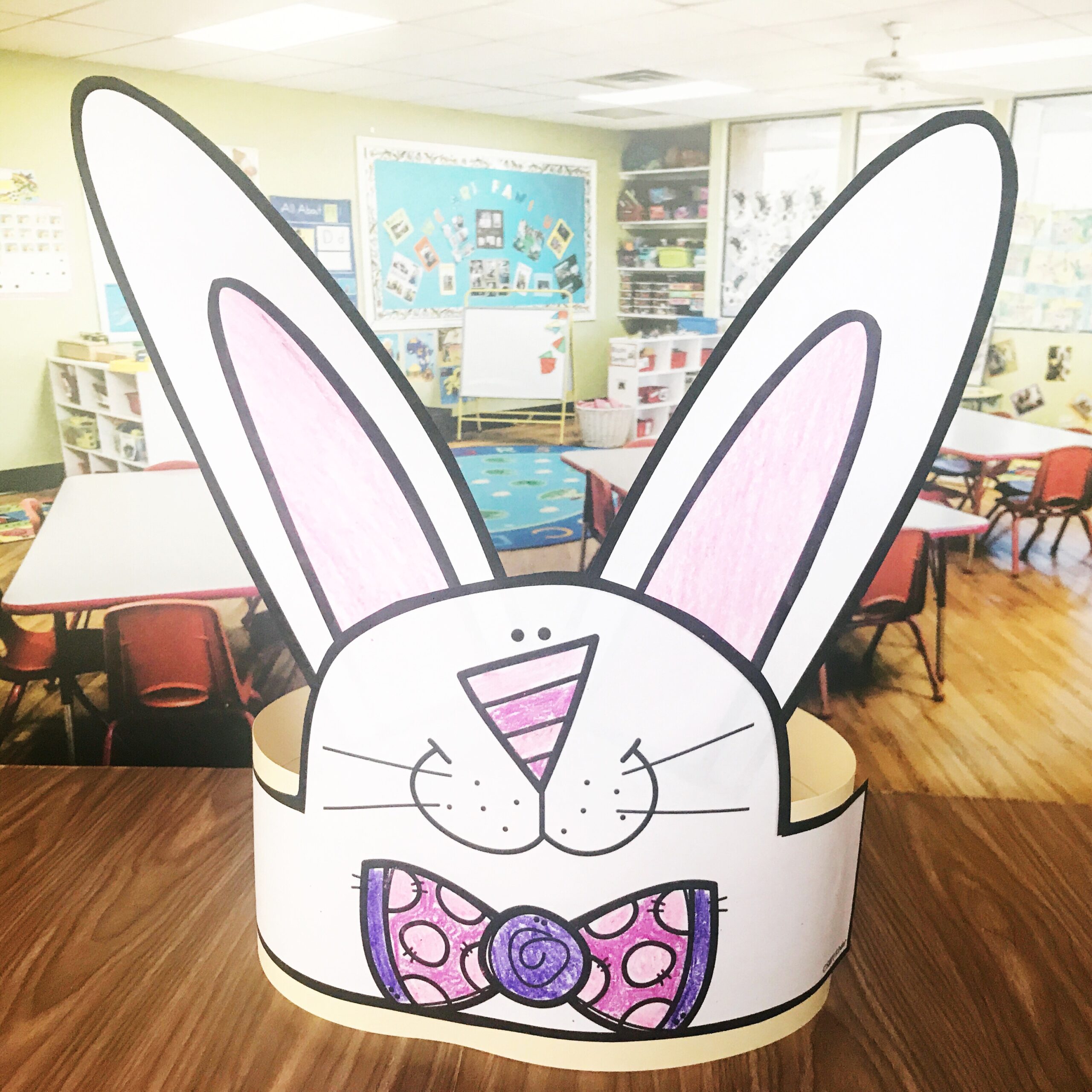 FREE Easter Bunny Hat - Simply Kinder + Printable Membership
