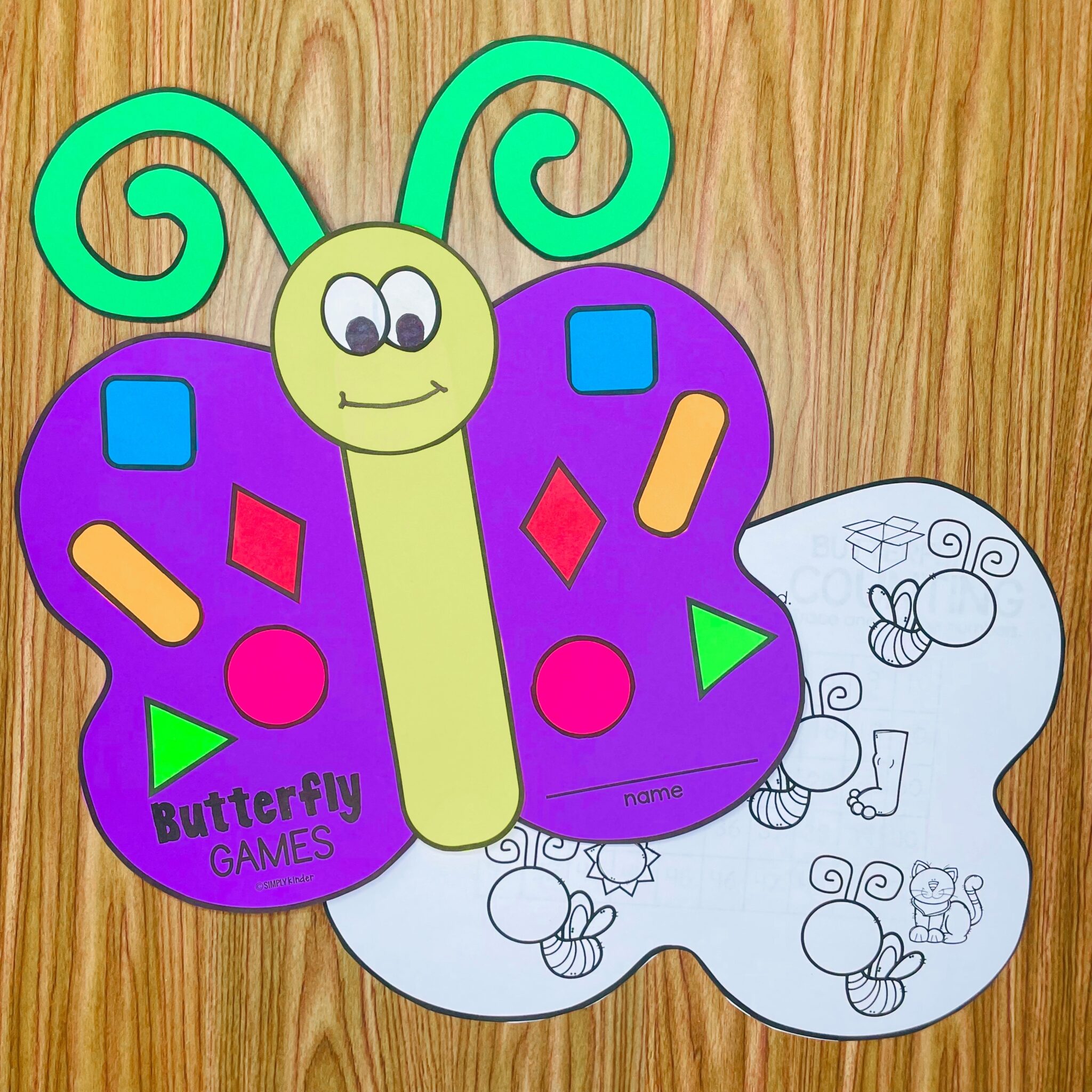 Butterfly Games Book With Craft Cover Simply Kinder Plus butterfly-games-book-with-craft-cover-simply-kinder-plus