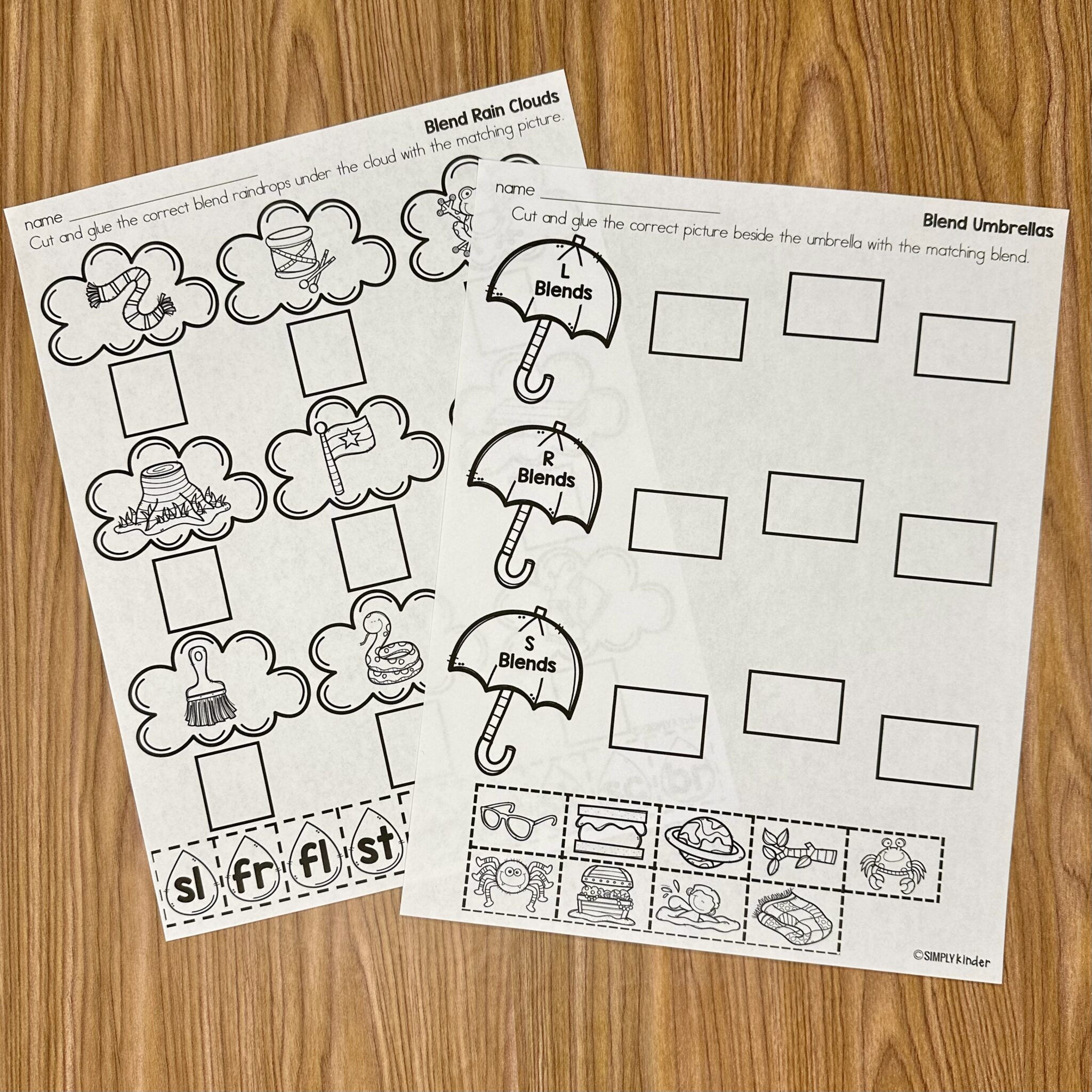 April Blends Printable - Simply Kinder + Printable Membership