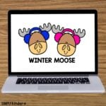 Winter Moose - Winter Animals Digital Counting to 20 - Simply Kinder ...