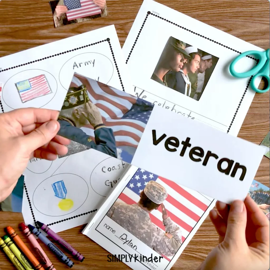 Veterans Day Nonfiction Reader - Simply Kinder Plus