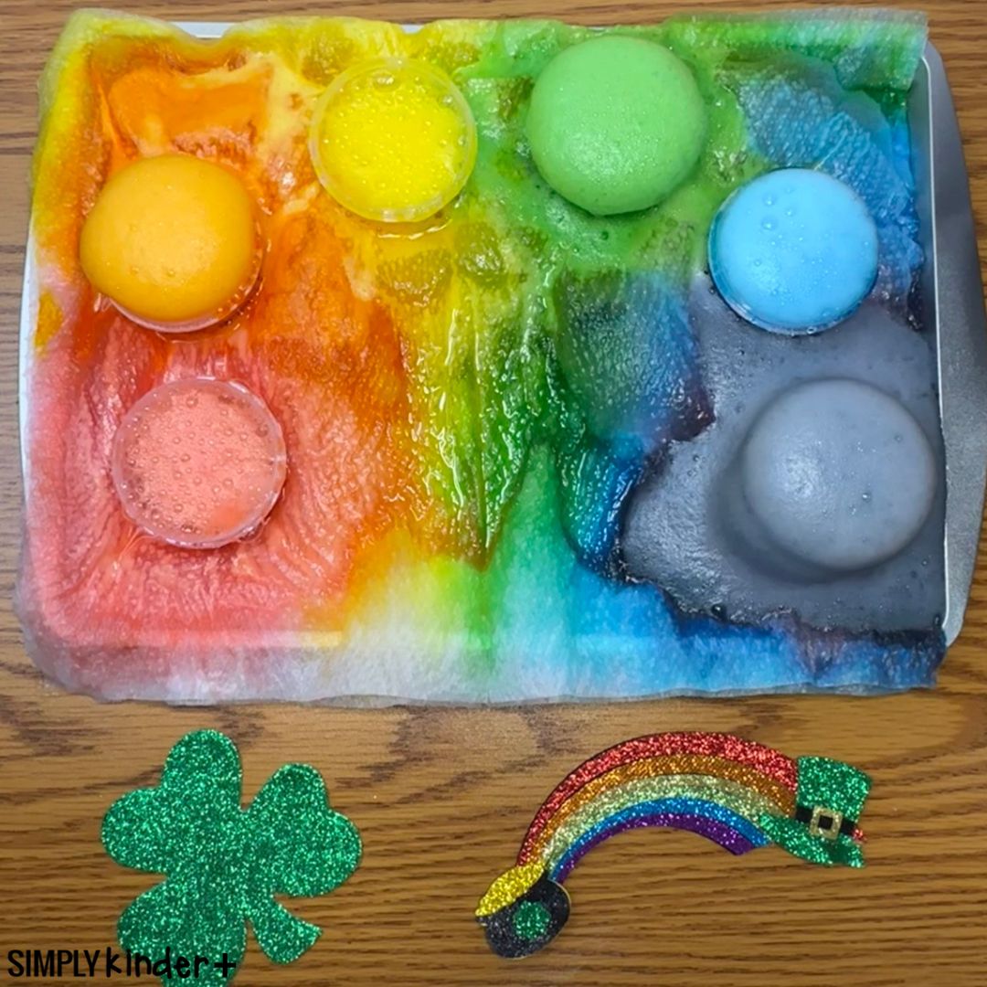 Fizzy Rainbow- March STEM - Simply Kinder + Printable Membership
