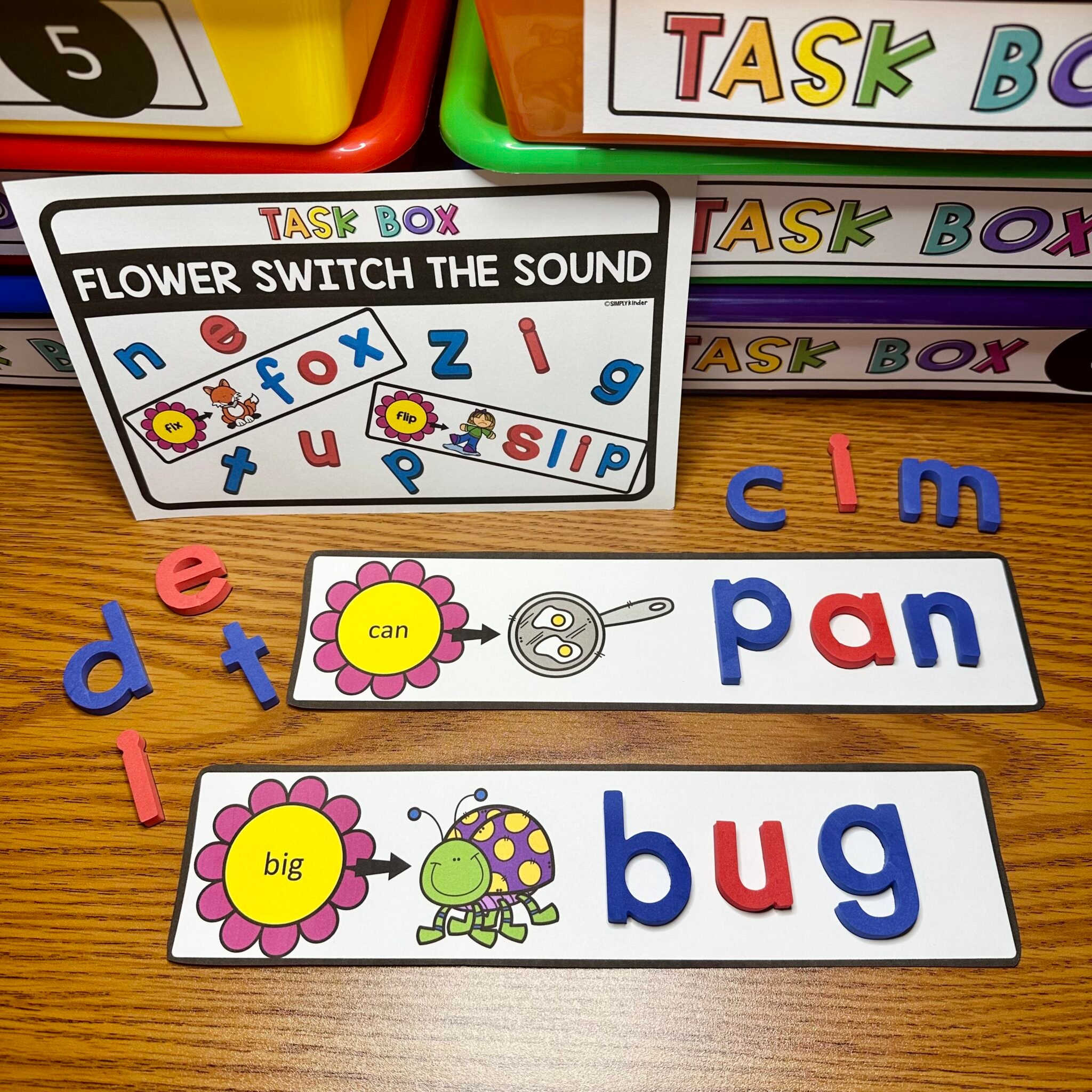 Flower Switch the Sound Morning Bins/Task Boxes - Simply Kinder ...