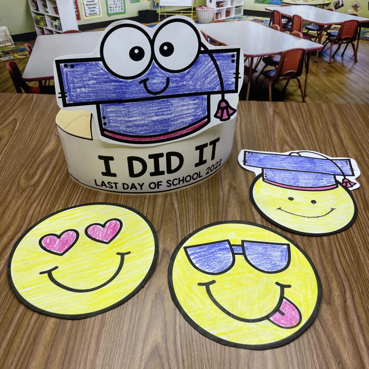 FREE End of Year Hats - Simply Kinder + Printable Membership