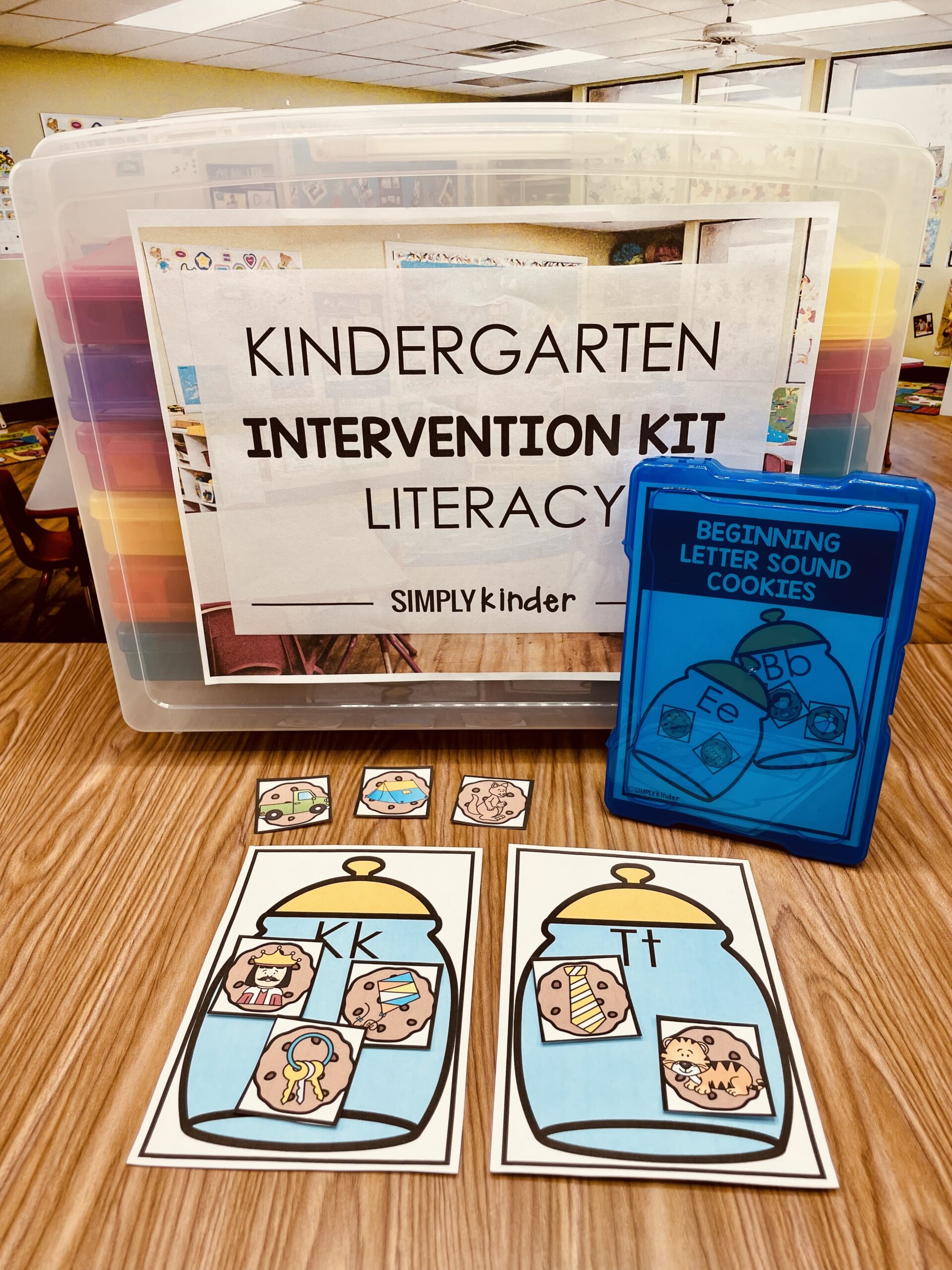 Literacy Intervention Kit: Beginning Letter Cookie Match - Simply ...