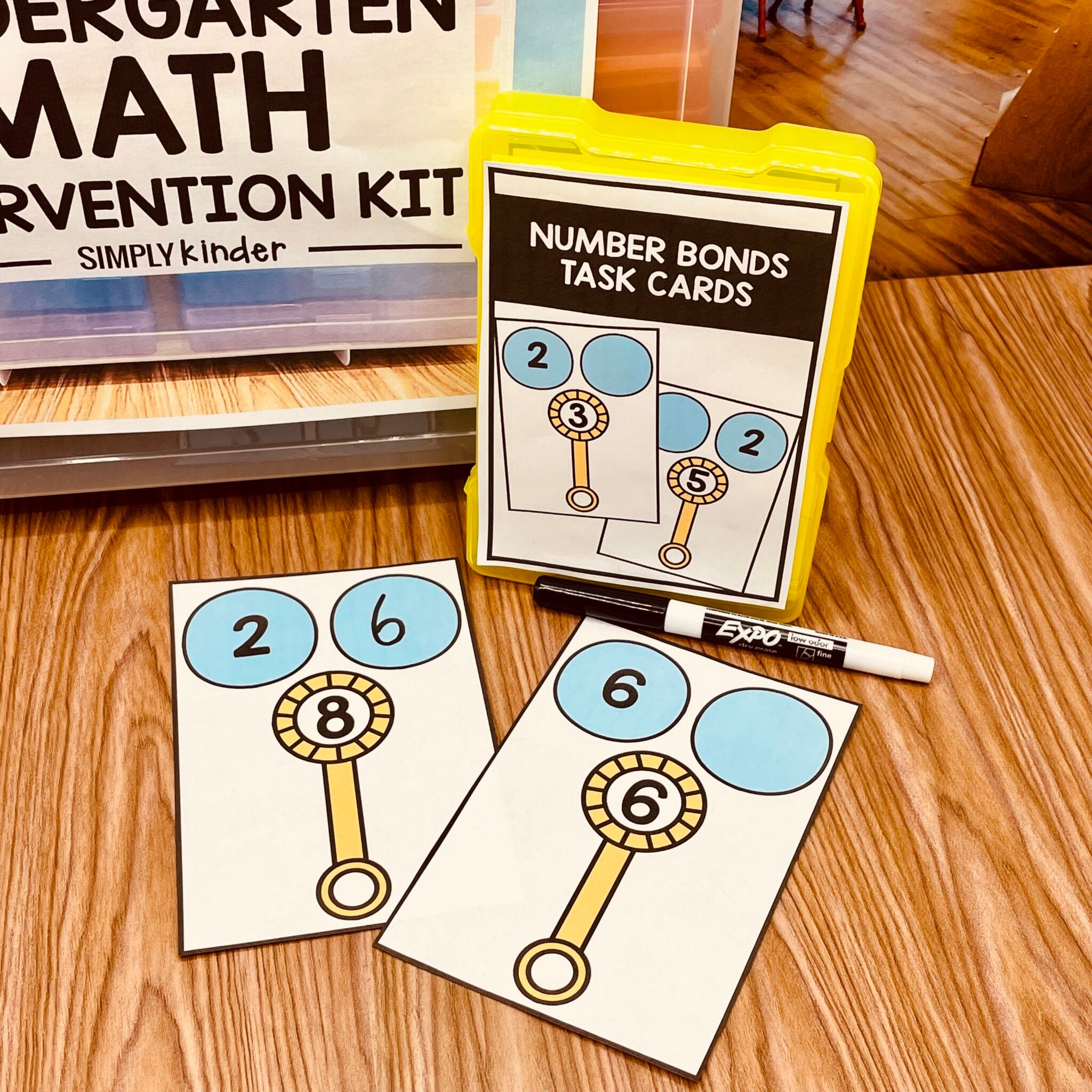 Math Intervention Kit: Number Bonds - Simply Kinder + Printable Membership