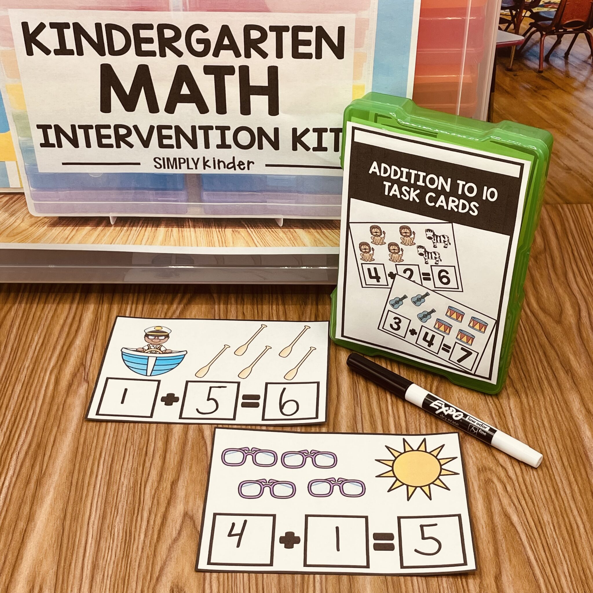 Math Intervention Kit: Addition to 10 - Simply Kinder + Printable ...
