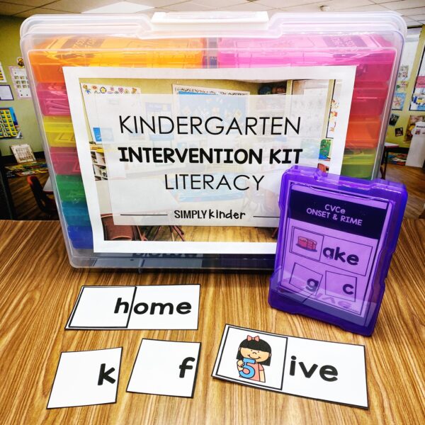 Literacy Intervention Kit: CVCe Onset & Rime - Simply Kinder ...