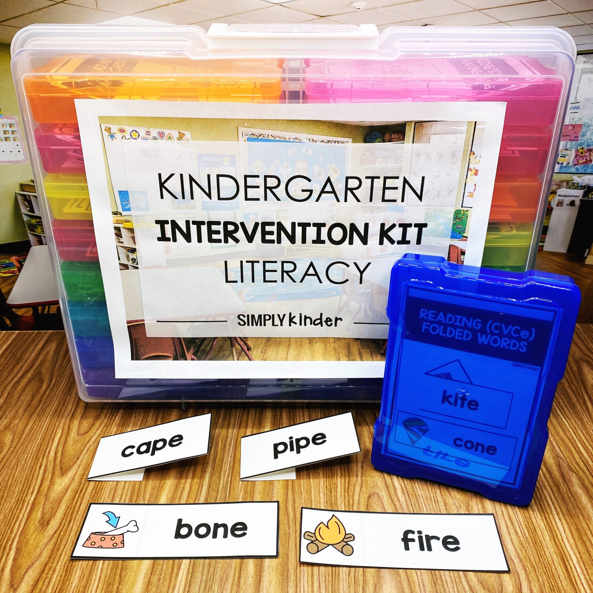 Literacy Intervention Kit: CVCe Folded Words - Simply Kinder ...