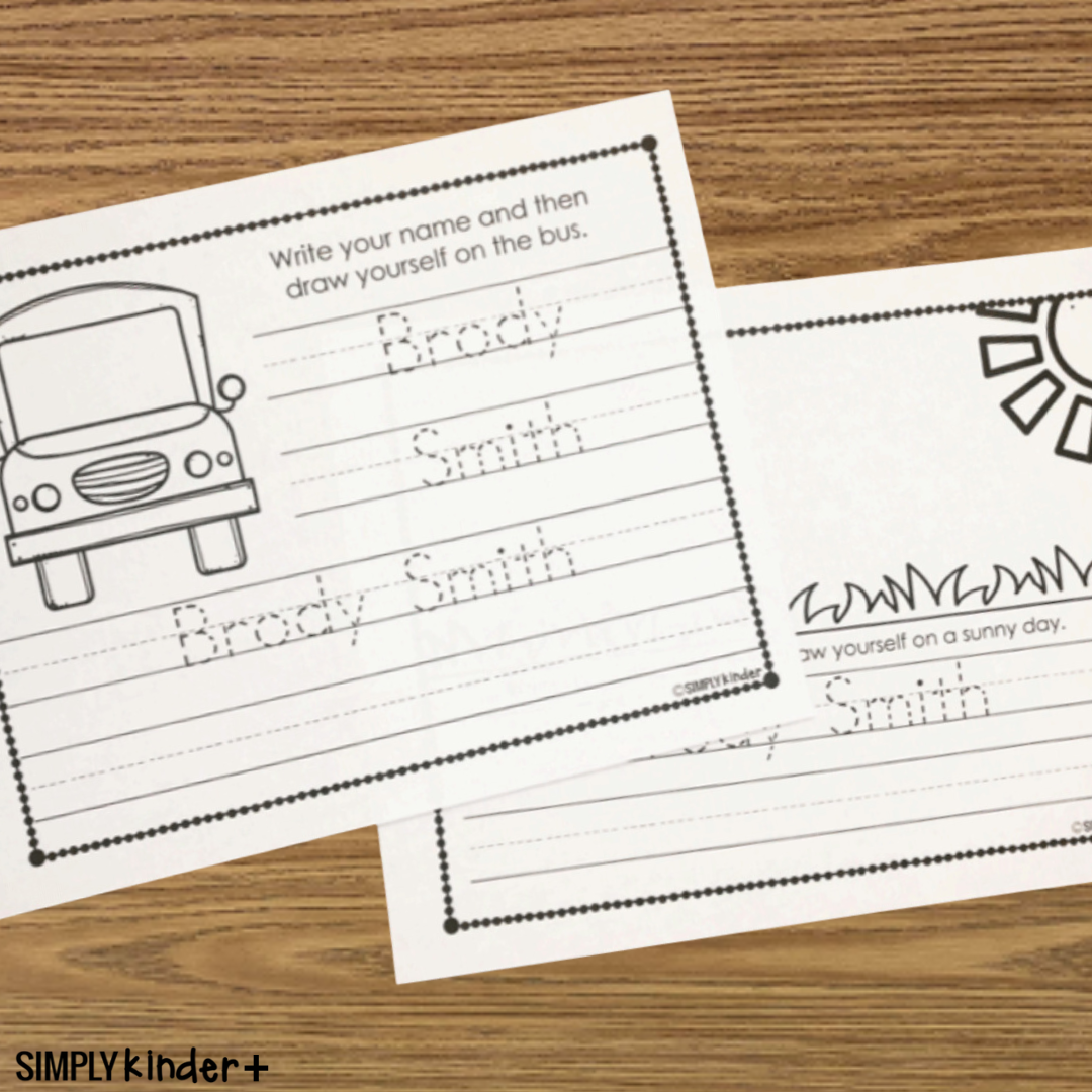 Editable Names First and Last Name Fun - Simply Kinder + Printable ...