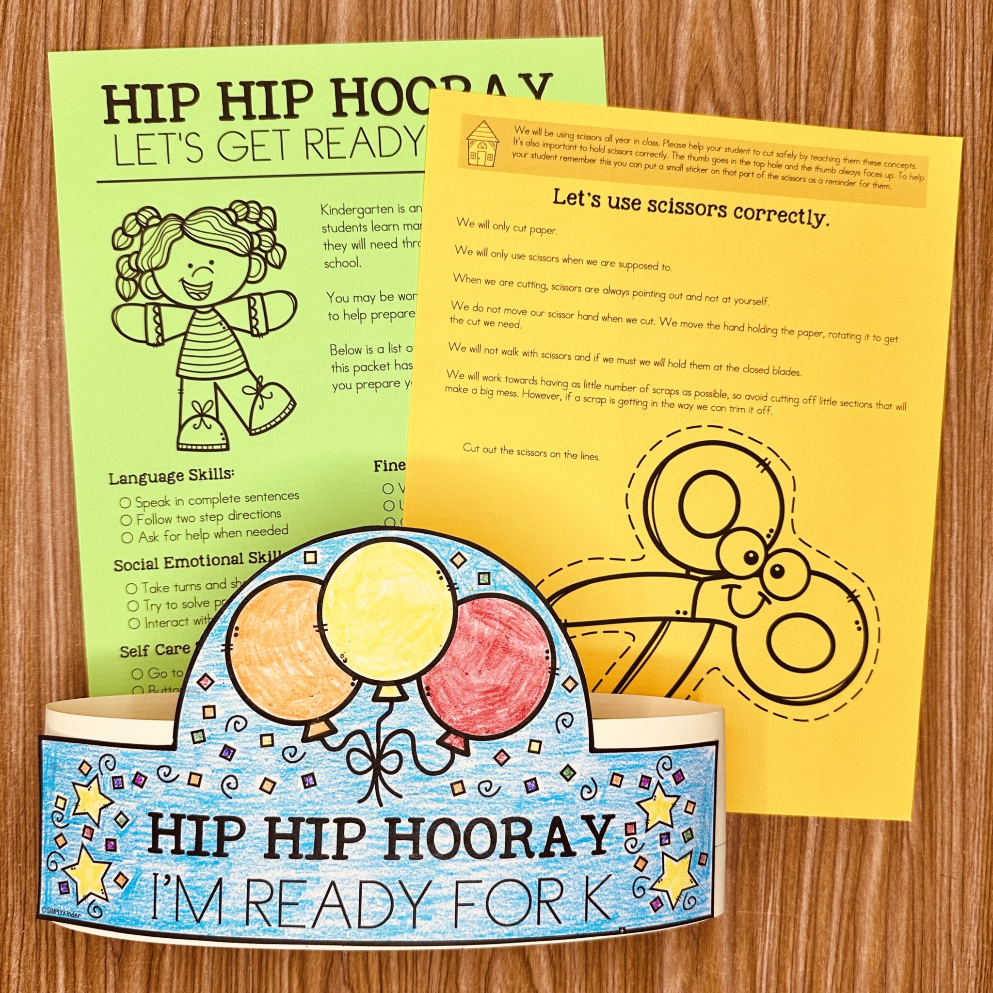 Editable Kindergarten Readiness Packet for Kindergarten Round-Up/Open ...