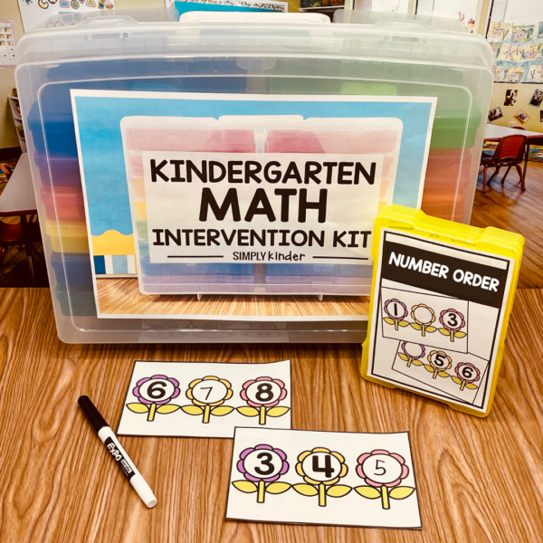 Math Intervention Kit: Number Order Cards - Simply Kinder + Printable ...