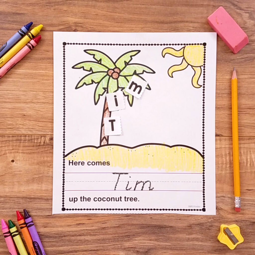 Editable Names: Cut & Paste Activities - Simply Kinder + Printable ...