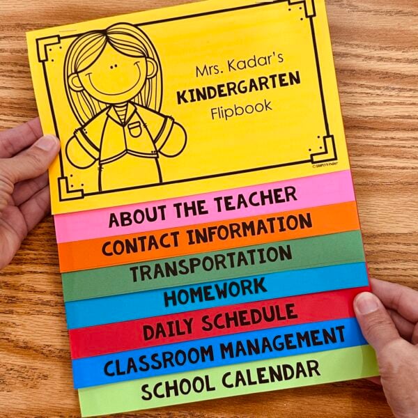 Back to School Editable Flipbook Meet the Teacher Open House - Simply ...
