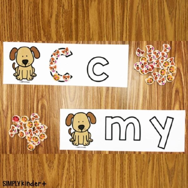Dog Letters & Words - Mini Eraser Activity Set - Simply Kinder ...