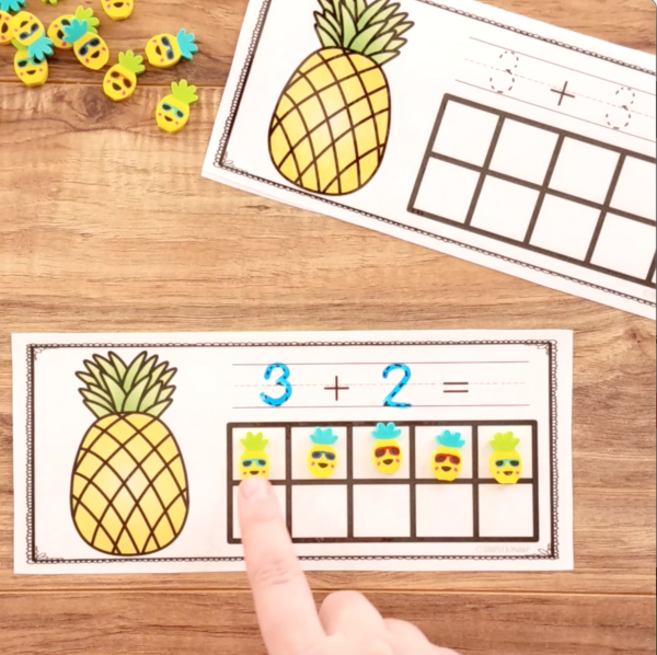 Pineapples - Mini Eraser Activity Set - Simply Kinder + Printable ...