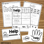 Help - Sight Word Activities - Simply Kinder + Printable Membership