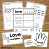 Love - Sight Word Activities - Simply Kinder + Printable Membership