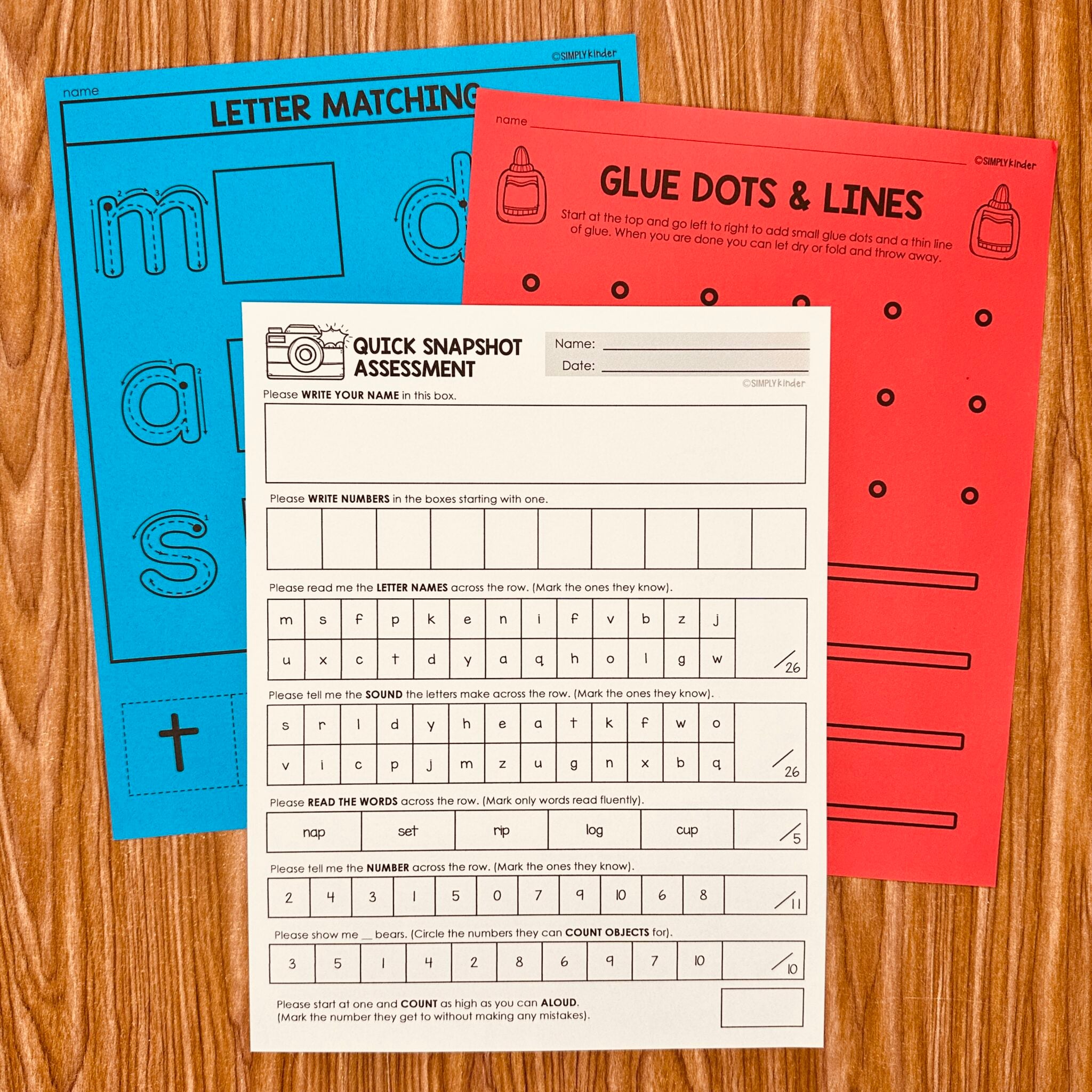 First Week of School No Prep Printables for Kindergarten - Simply ...