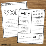 Very - Sight Word Printable Activities - Simply Kinder + Printable ...