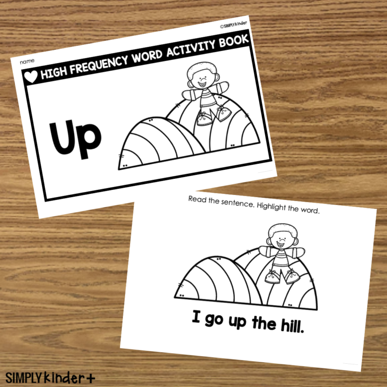 He - Sight Word Activities - Simply Kinder Plus