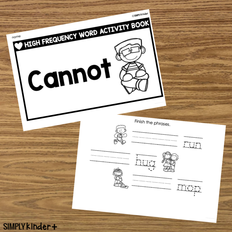 Brother - Sight Word Craft Activities - Simply Kinder Plus