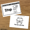 Stop – Sight Word Book Activity Book - Simply Kinder + Printable Membership