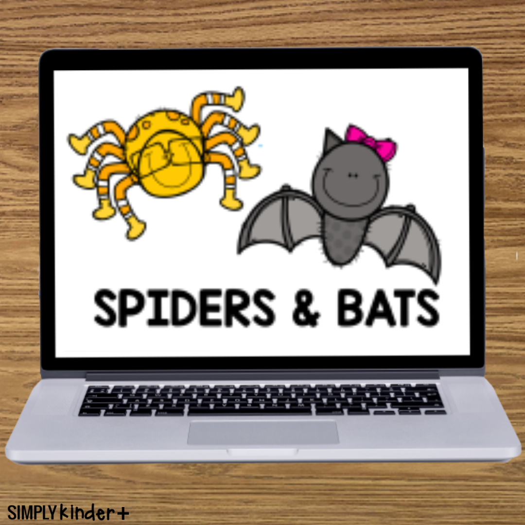 Spiders & Bats - Pumpkin Time Fun Digital Counting to 10 - Simply ...
