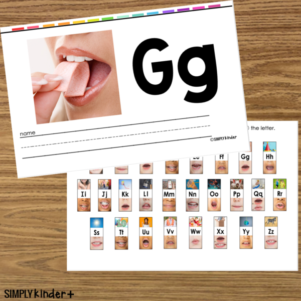 Letter G Alphabet And Sound Mini-Book - Simply Kinder + Printable ...
