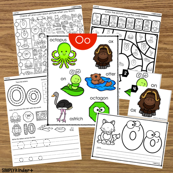 Letter O Alphabet Activities (Initial Sound) - Simply Kinder ...