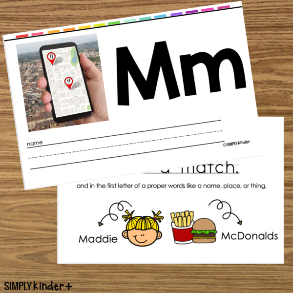 Letter M Alphabet And Sound Mini-Book - Simply Kinder + Printable ...