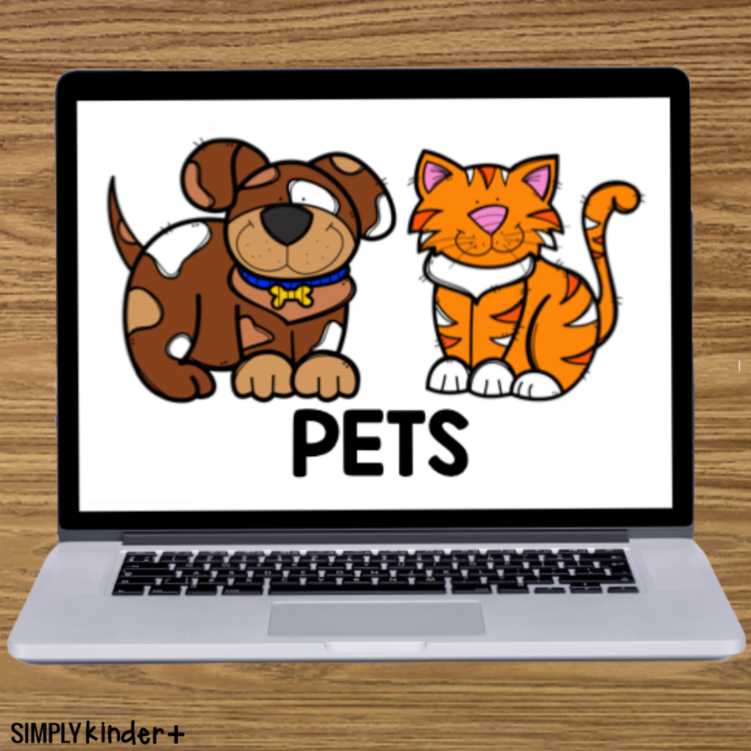 Pets - Spring Digital Counting to 20 - Simply Kinder + Printable Membership