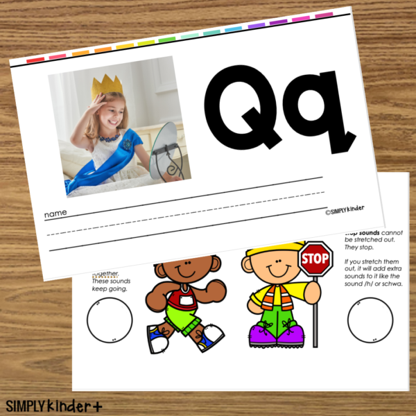 Letter Q Alphabet And Sound Mini-Book - Simply Kinder + Printable ...