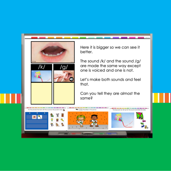 Letter K Alphabet And Sound Slides for PowerPoint and Google - Simply ...