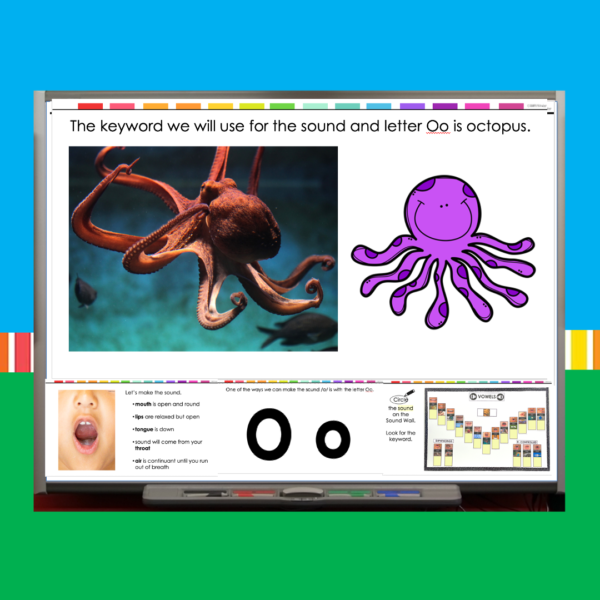 Letter O Alphabet And Sound Slides for PowerPoint and Google - Simply ...