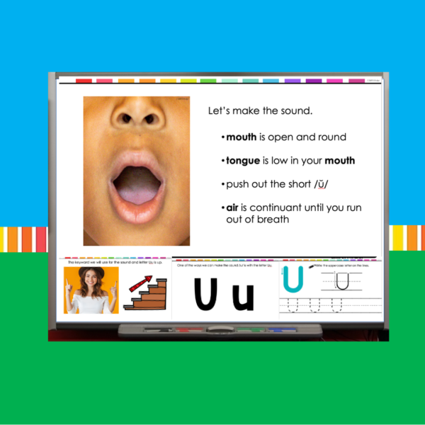 Letter U Alphabet And Sound Slides for PowerPoint and Google - Simply ...