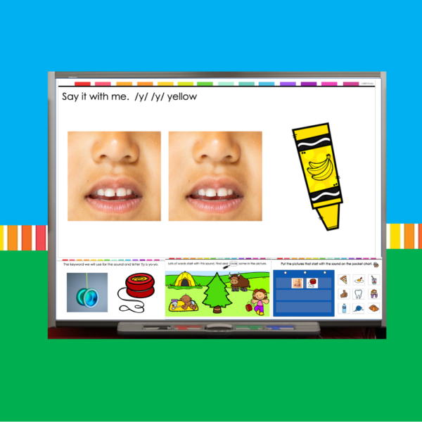 Letter Y Alphabet And Sound Slides for PowerPoint and Google - Simply ...