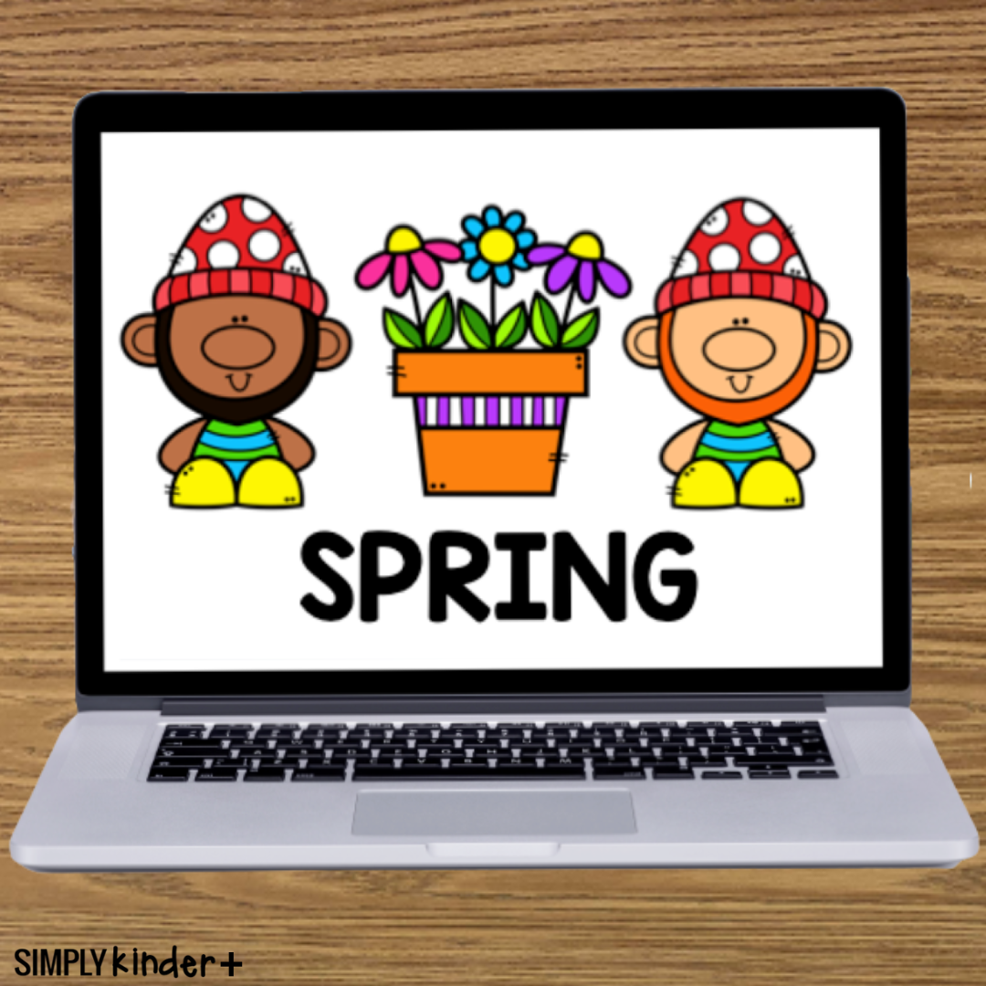 Spring - Spring Digital Counting to 20 - Simply Kinder + Printable ...
