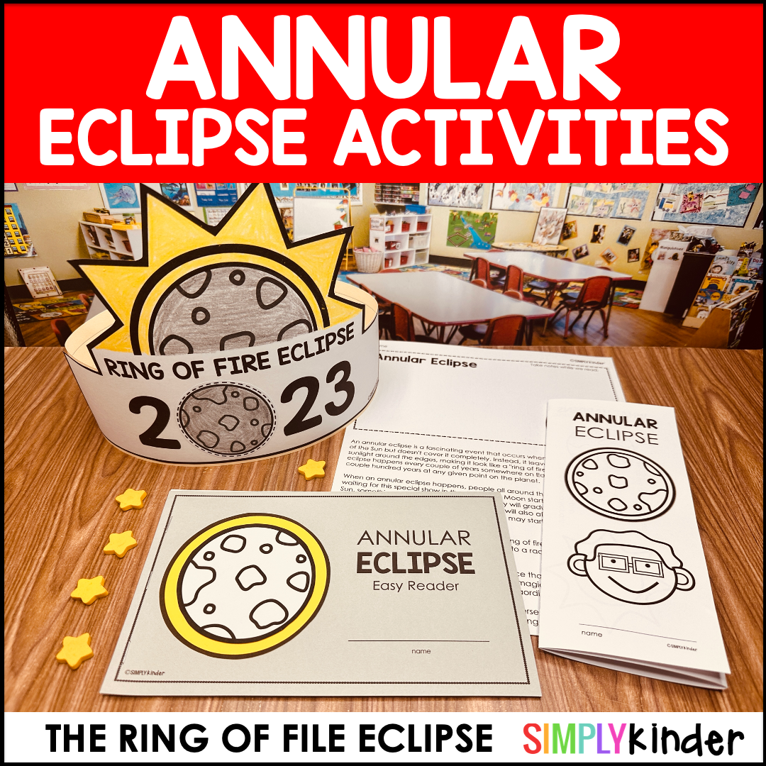 Annular Eclipse Activities - Simply Kinder + Printable Membership