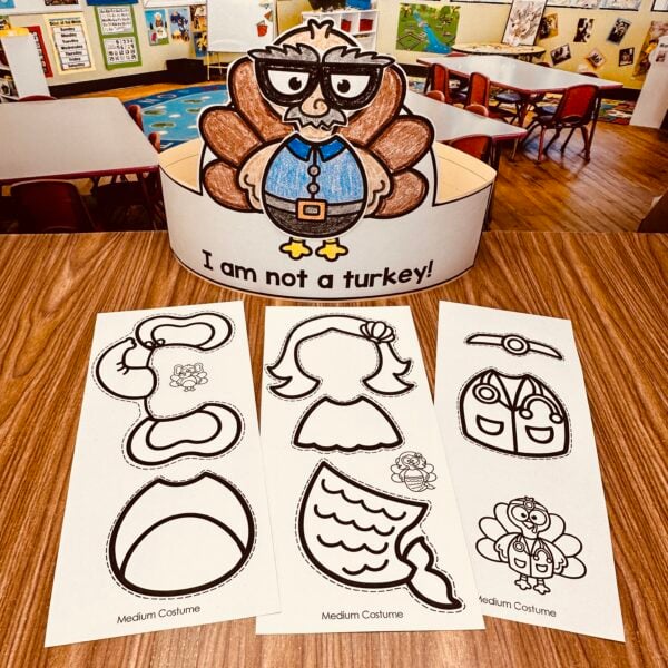 Turkey In Disguise Classroom Activities - Simply Kinder + Printable ...