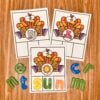 Turkey Trouble CVC Turkeys - Simply Kinder + Printable Membership