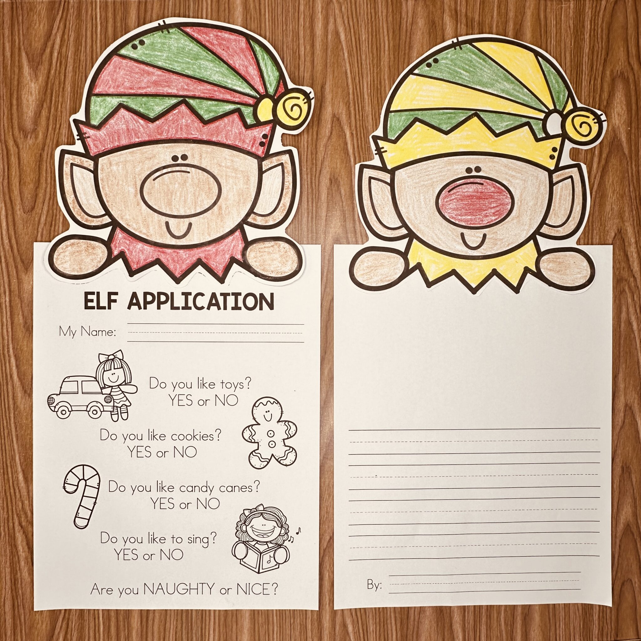 Elf Day Story Topper Craft - Simply Kinder + Printable Membership