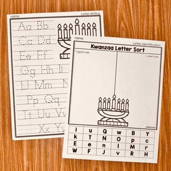 Kwanzaa Alphabet Printables - Simply Kinder + Printable Membership